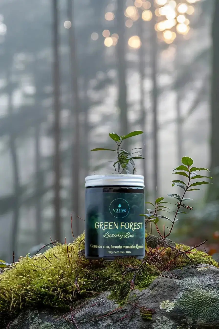 Scented Candles Green Forest - Hand Poured Scented Candles – Votive